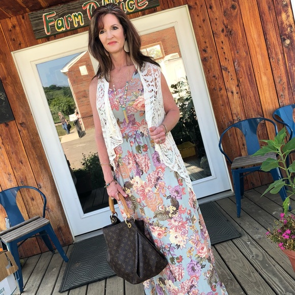 Dresses | New Emma Spring Garden Floral Side Pocket Maxi | Poshmark